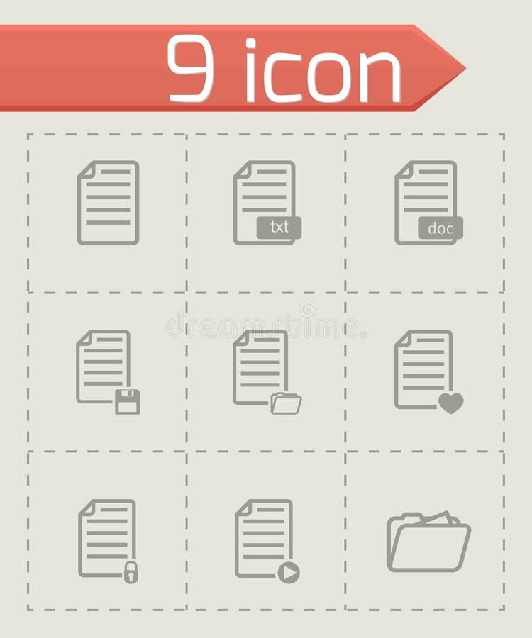 Documents Icon. Stack of Paper Sheets. Confirmed or Approved Document ...