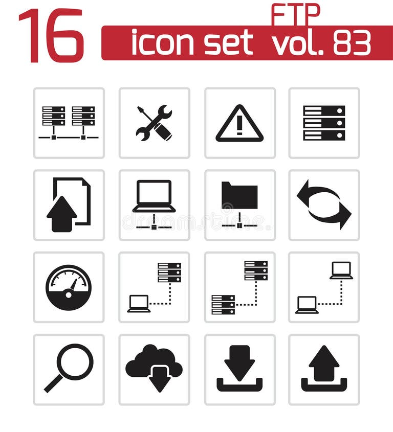 Folders Icon Black Stock Illustrations – 2,821 Folders Icon Black Stock ...