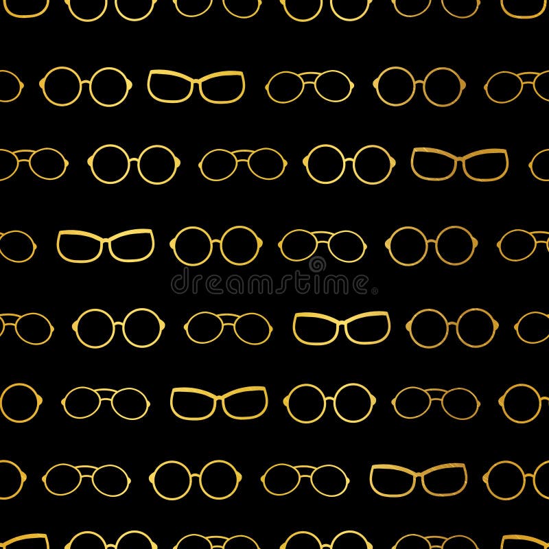 Gold glasses stock vector. Illustration of drink, gift - 45085122