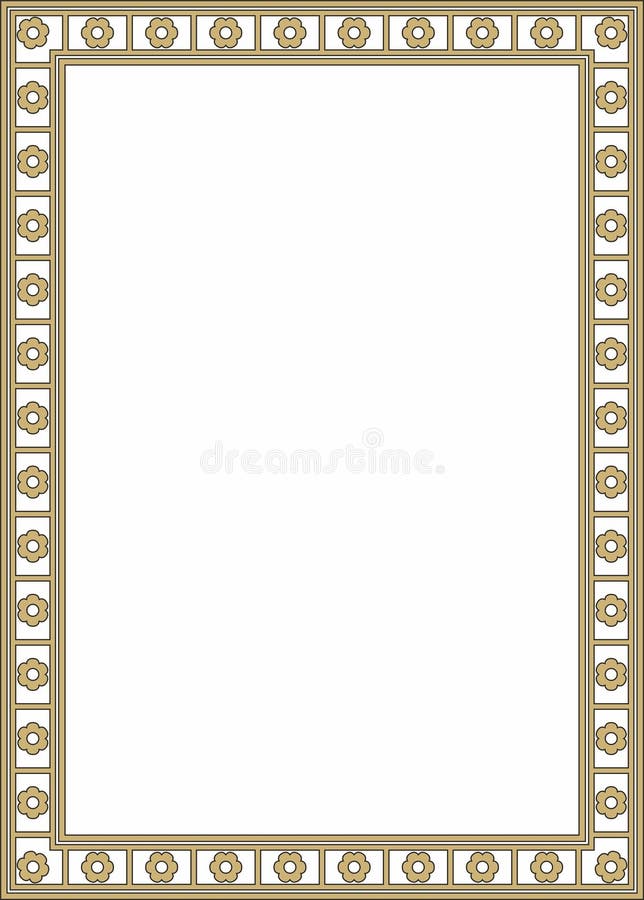 Vector Black and Gold Square Gothic Ornament. Medieval European ...