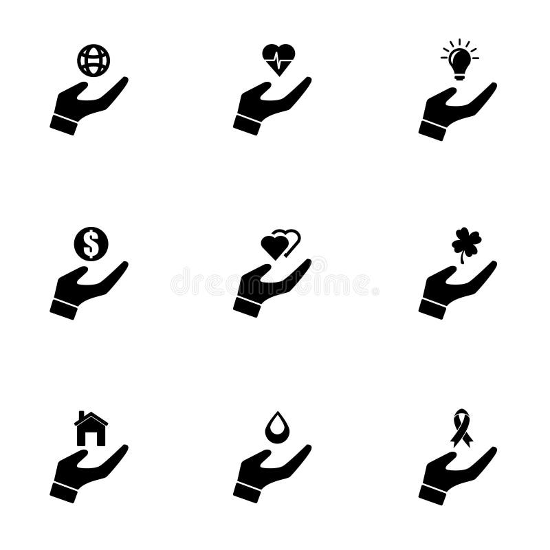 Insurance Hand Icon. Risk Coverage Sign. Vector Stock Vector ...