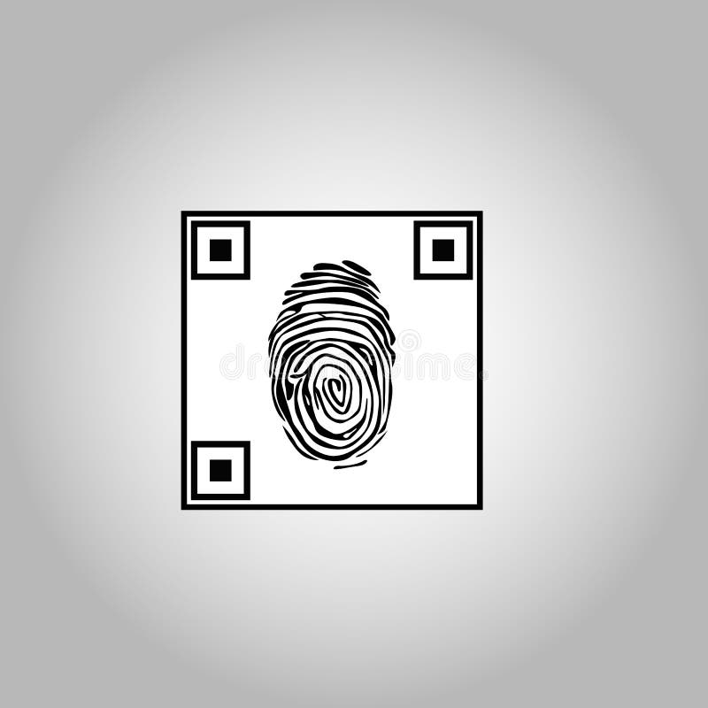 Qr Fingerprint Stock Illustrations – 404 Qr Fingerprint Stock ...