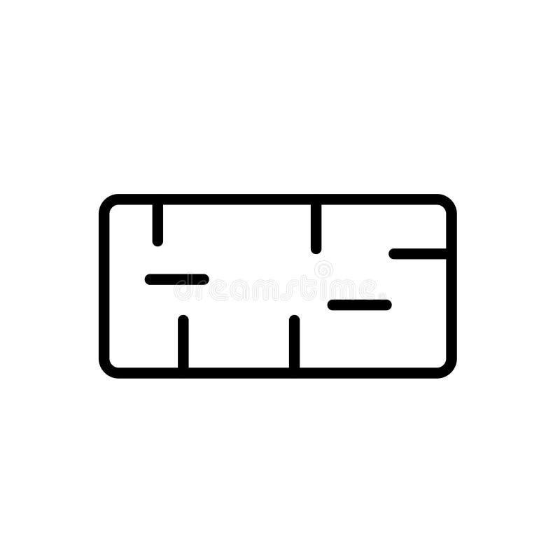 Vector Black Line Icon Laboratory Microscope Isolated on White ...