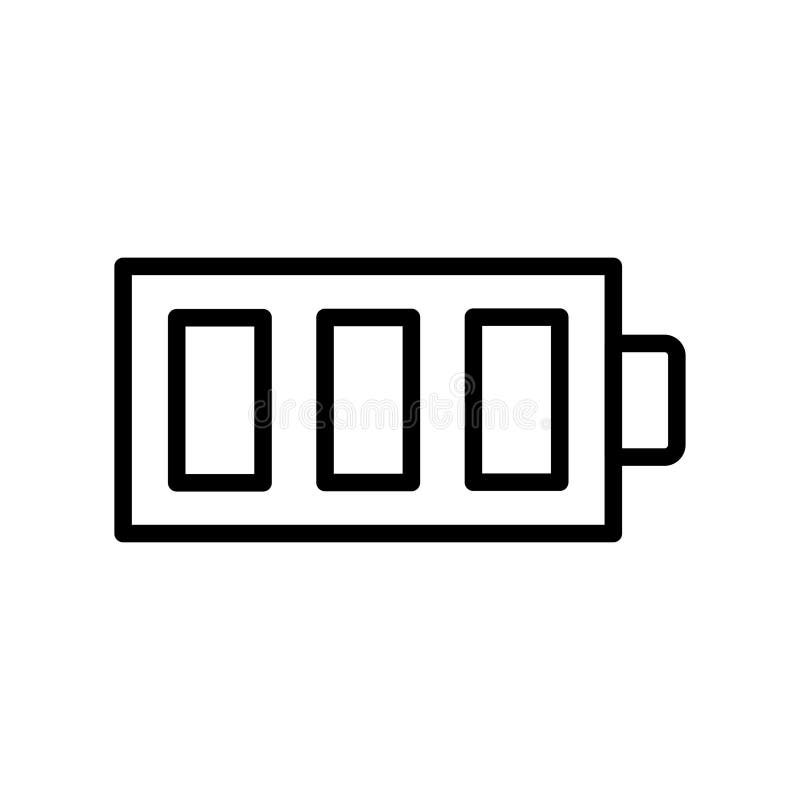 Battery Charge Status Set. Collection Icon Phone Battery Energy Levels ...