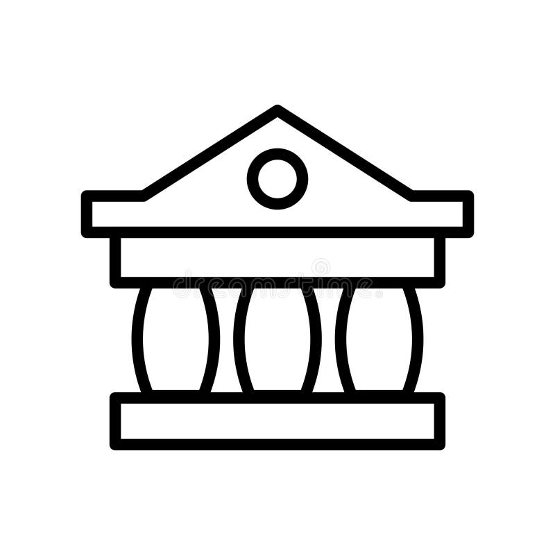 Government Building Vector Line Stock Illustrations – 10,785 Government ...