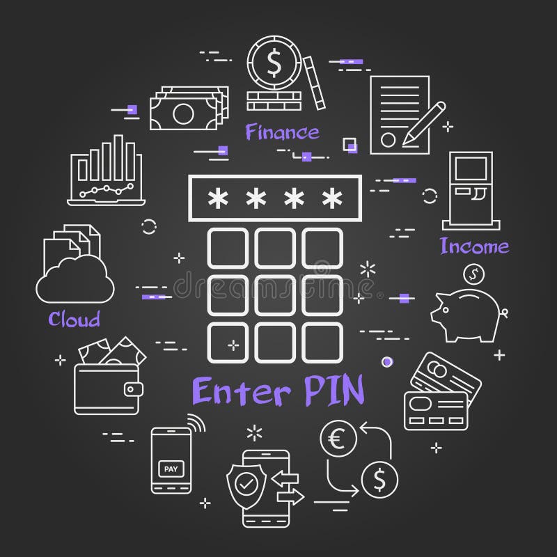 Enter Atm Pin Stock Illustrations – 354 Enter Atm Pin Stock ...