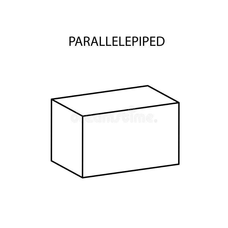 Parallelepiped Black White Stock Illustrations – 586 Parallelepiped ...