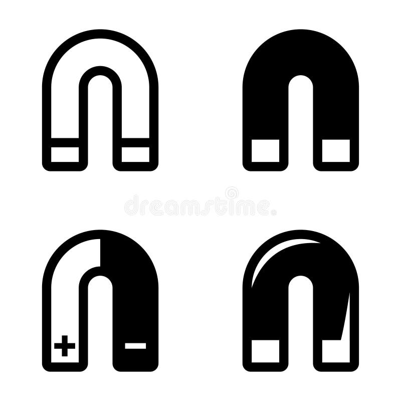 Positive Negative Magnet Stock Illustrations – 997 Positive Negative ...