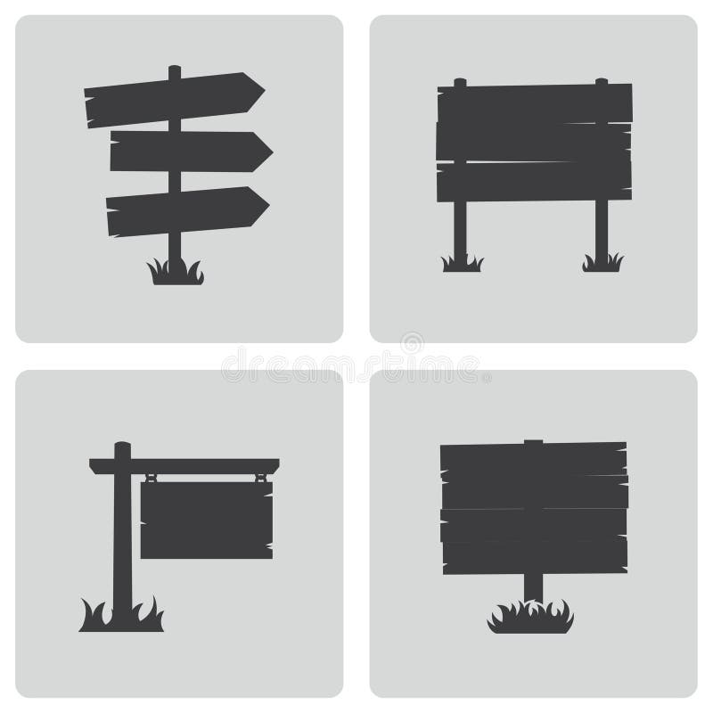 Wooden Sign Clipart Black And White
