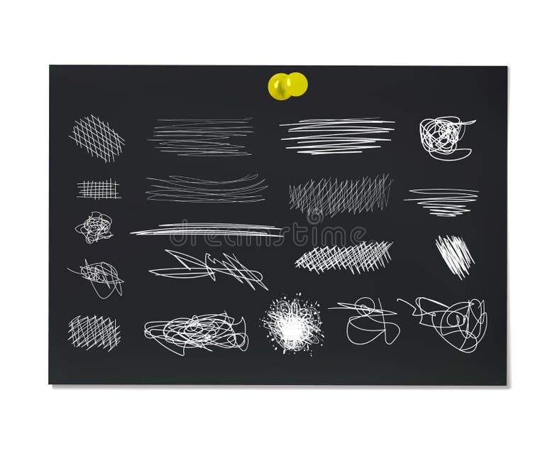 Scribblings Set Stock Illustrations – 34 Scribblings Set Stock ...