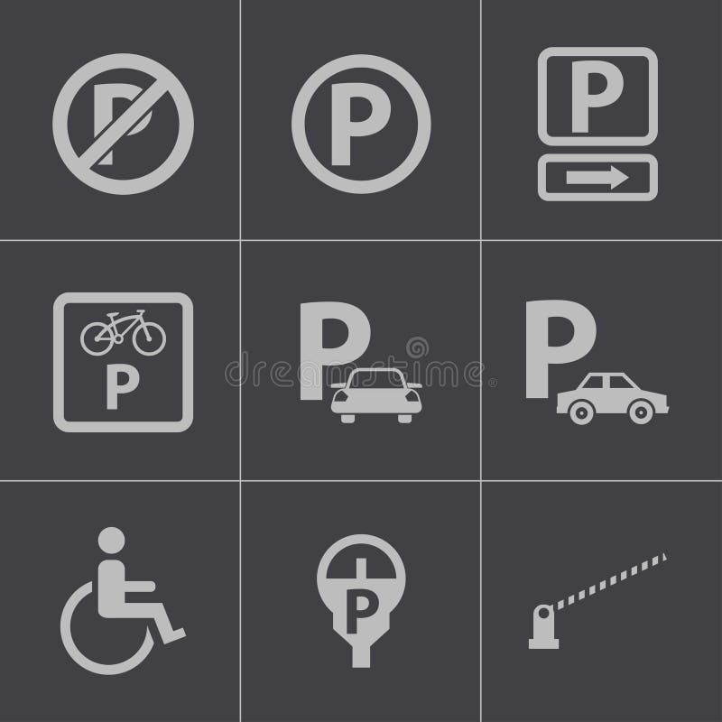 Parking Pictogram Stock Illustrations – 12,560 Parking Pictogram Stock ...