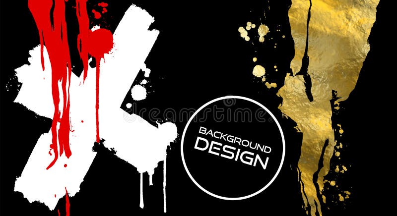 Vector Black Red and Gold Design Template, Flyers, Mobile Technologies ...