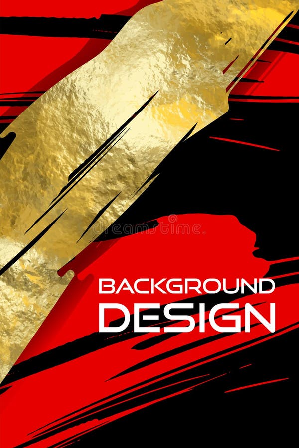 Vector Black Red and Gold Design Template, Flyers, Mobile Technologies ...