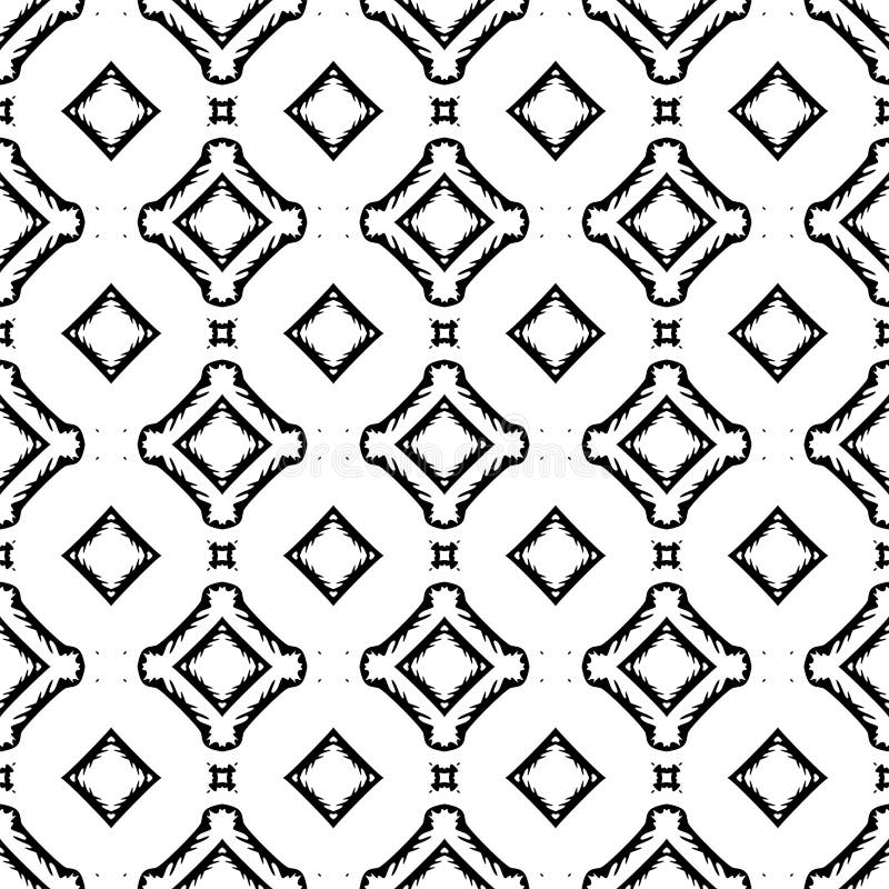 Vector Black Black Repeated Design on White Background Vector ...