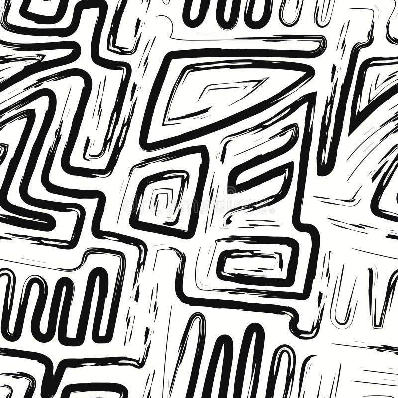 Seamless pattern stock vector. Illustration of fantasy - 195501625