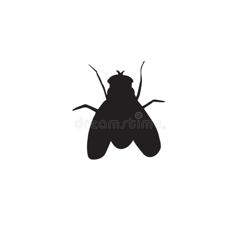 Housefly Silhouette Stock Illustrations – 611 Housefly Silhouette Stock ...
