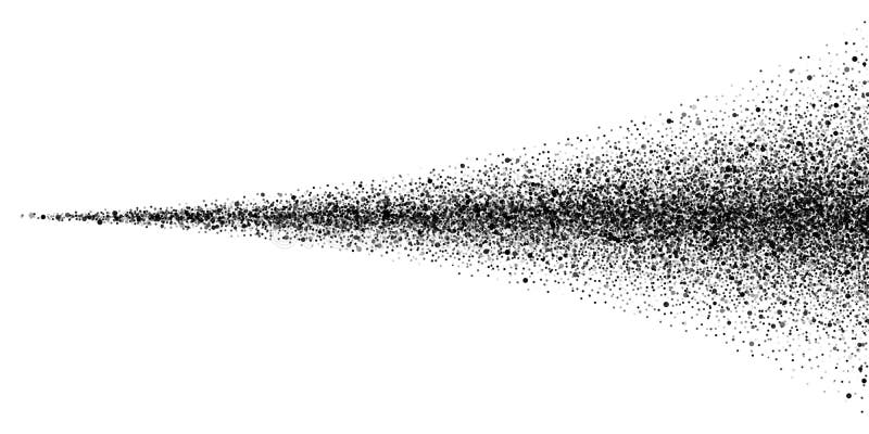 Vector Black Soil Spray Dust Texture. Sprayer Stock Illustration ...