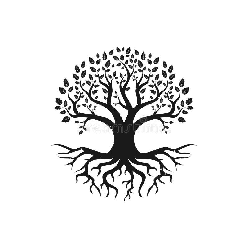 Tree of Life Logo Design Inspiration Isolated on White Background Stock ...
