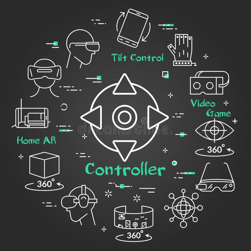 Vr Controllers Stock Illustrations – 653 Vr Controllers Stock ...