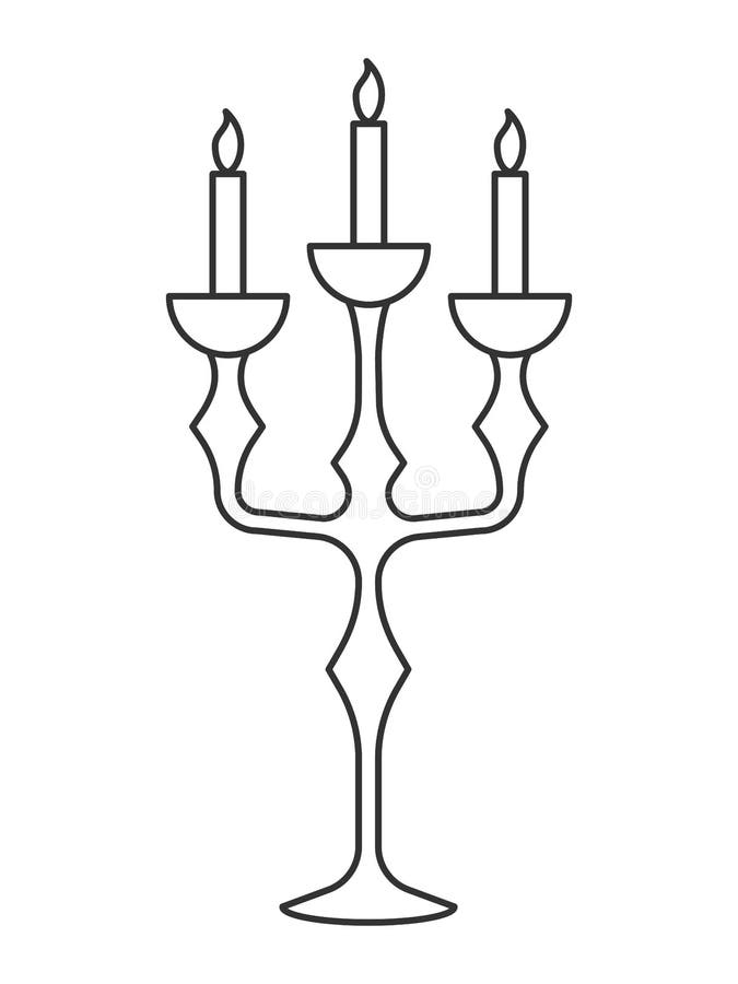 Three Candlestick Stock Illustrations – 629 Three Candlestick Stock ...