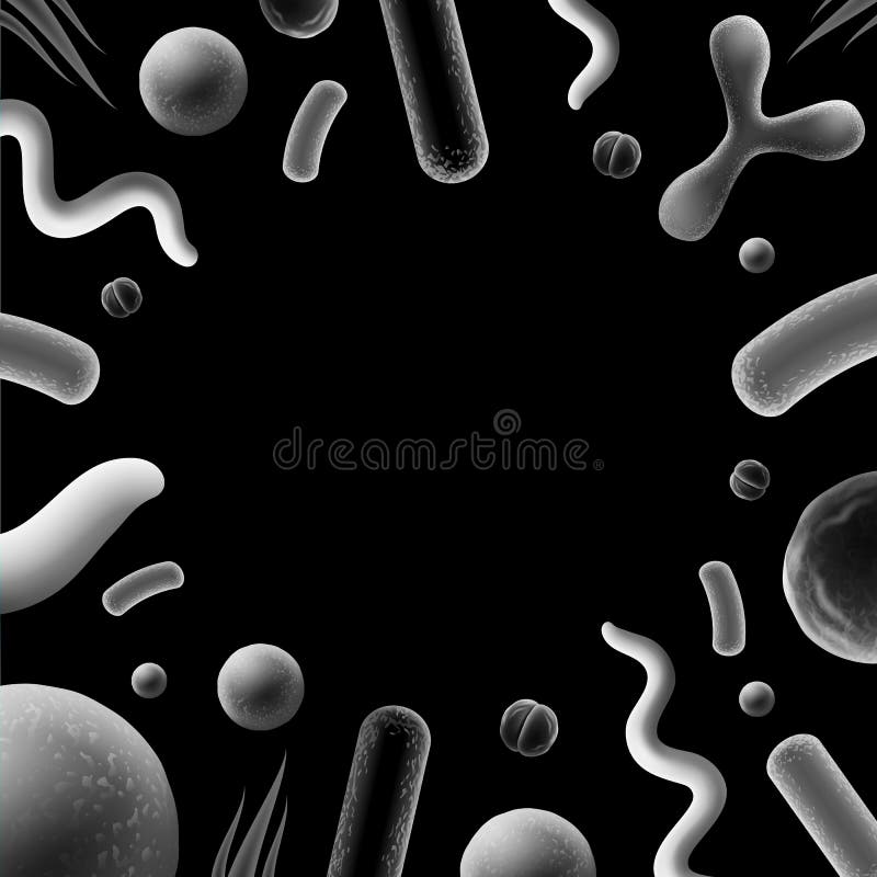 Different bacteria cells stock vector. Illustration of cell - 113519243