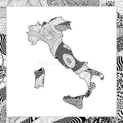 Vector Black and White Italian Boot Illustration Stock Vector ...