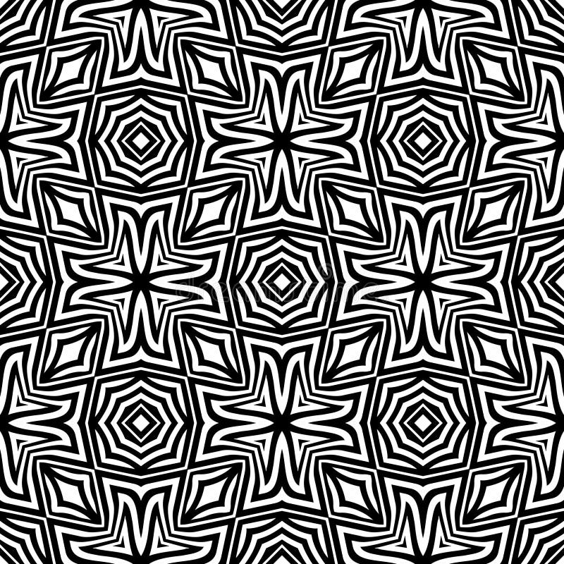Vector BLACK AND WHITE PATTERN DESIGN Stock Vector - Illustration of ...