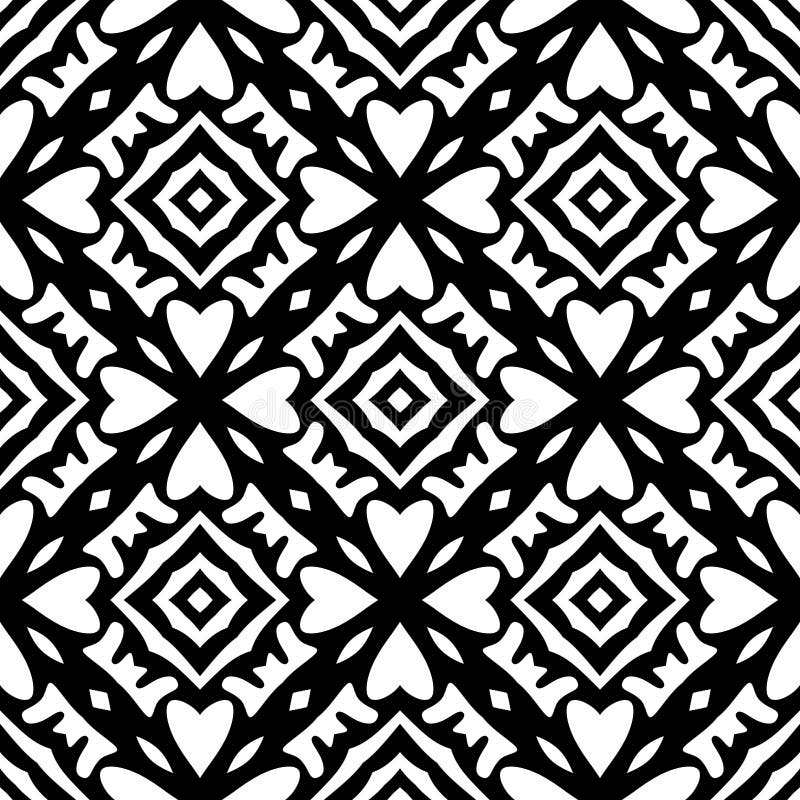 Vector BLACK WHITE PATTERN DESIGN GEOMETRIC Stock Vector - Illustration ...