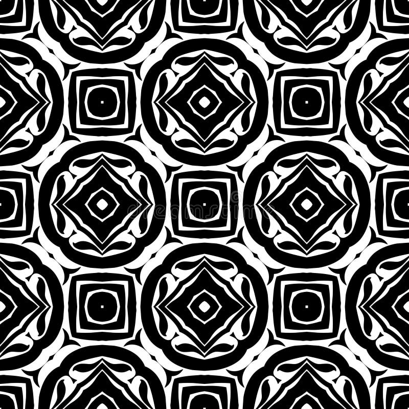 Vector BLACK AND WHITE PATTERN DESIGN Stock Vector - Illustration of ...