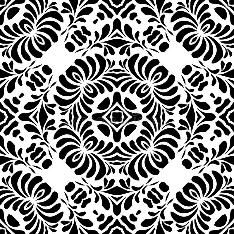 Vector BLACK AND WHITE PATTERN DESIGN Stock Vector - Illustration of ...