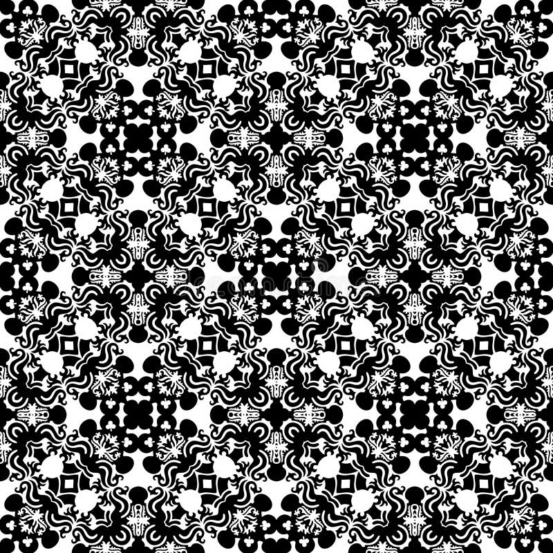 Vector BLACK WHITE PATTERN DESIGN Stock Vector - Illustration of lace ...