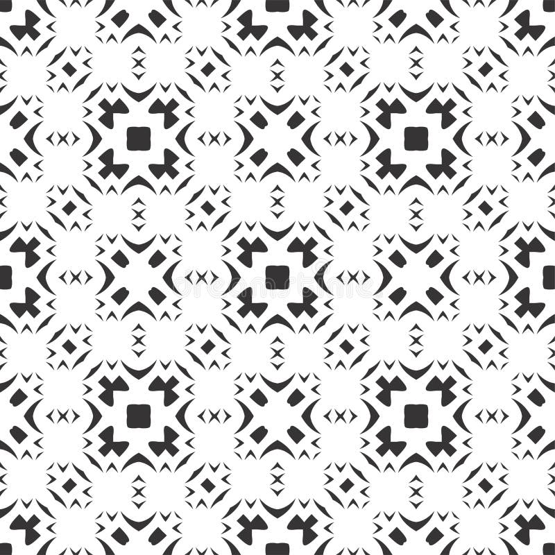 Vector Black White Repeat Designs Stock Vector - Illustration of ...