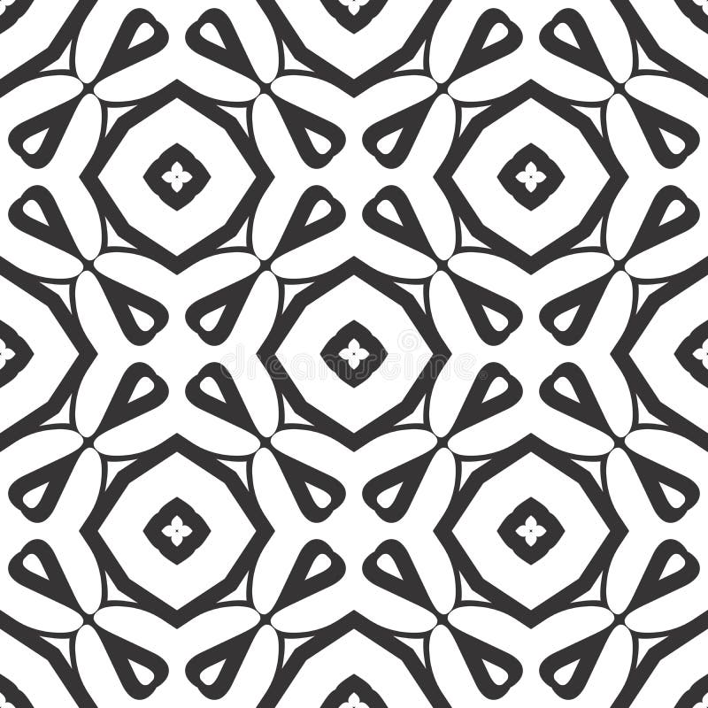 Vector Black White Repeat Designs Stock Vector - Illustration of ...