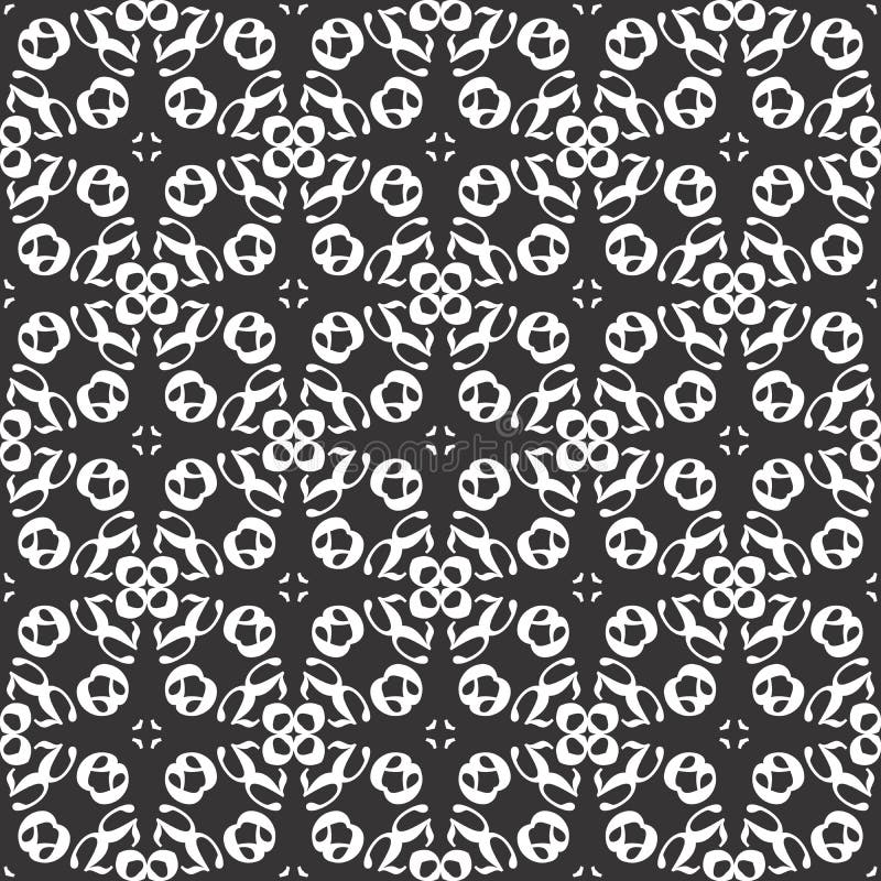 Vector Black White Repeat Designs Stock Vector - Illustration of ...