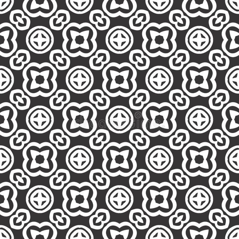 Vector Black White Repeat Designs Stock Vector - Illustration of ...