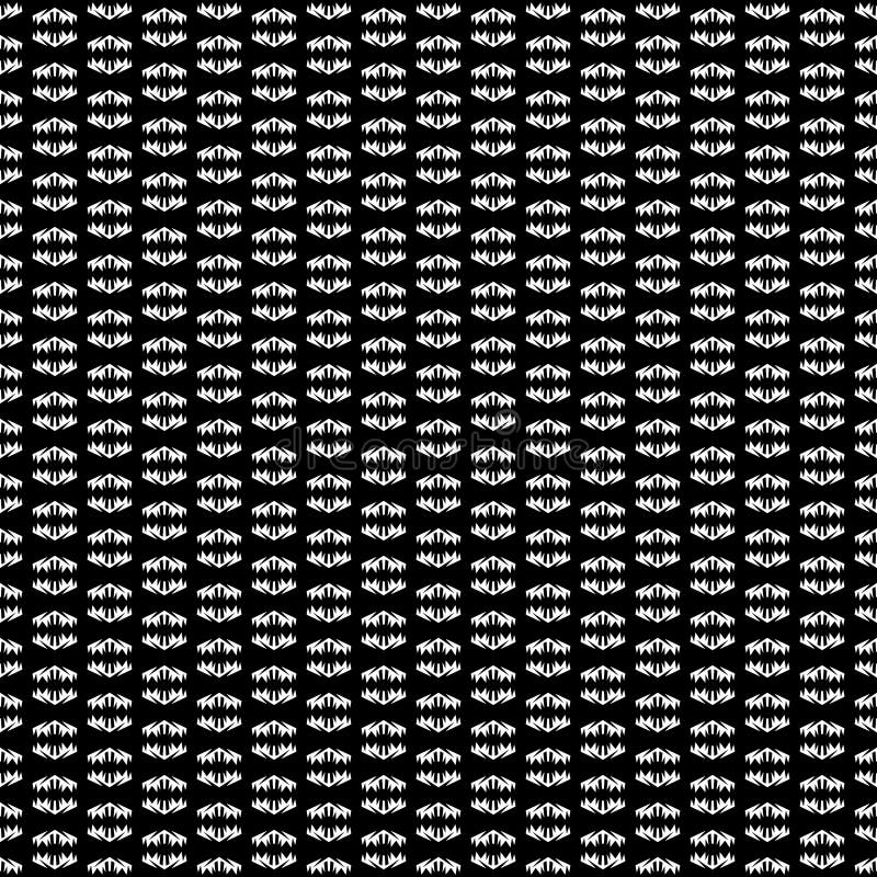 Vector Black White Repeat Designs Stock Vector - Illustration of ...