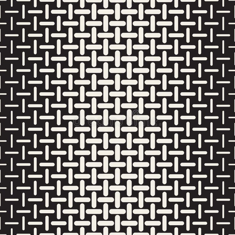 Vector Black and White Rounded Dash Lines Halftone Gradient Lattice ...