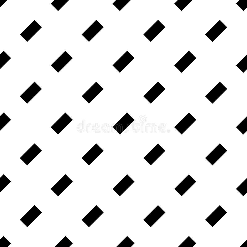 Vector Black White Seamless Pattern Stock Vector - Illustration of line ...