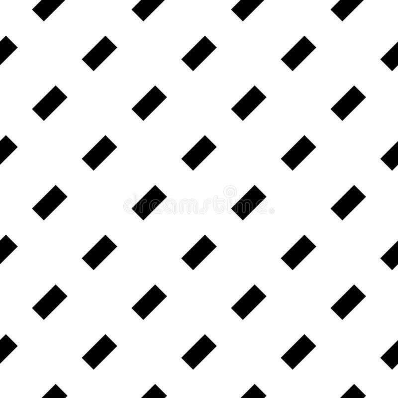 Vector Black White Seamless Pattern Stock Vector - Illustration of ...