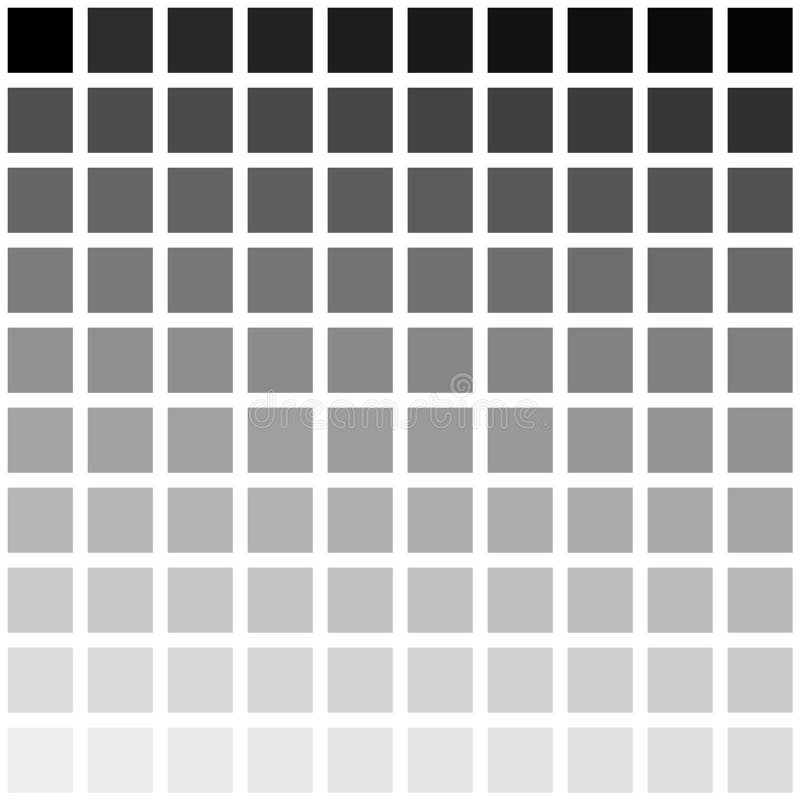 Vector Black and White Square Checkered Gradient Background or Texture ...