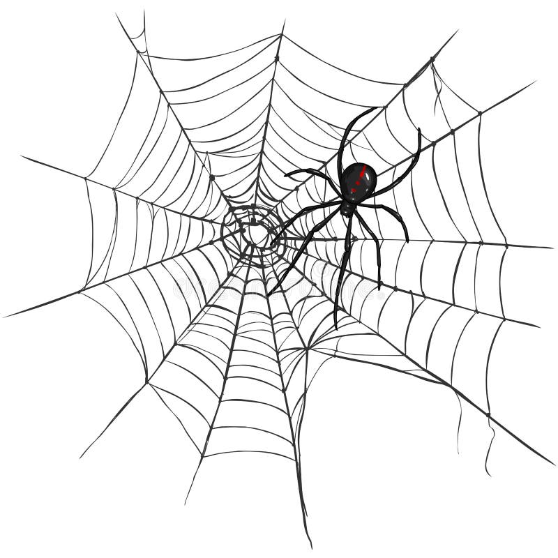 Black Spider Web Widow Stock Illustrations – 3,901 Black Spider Web ...
