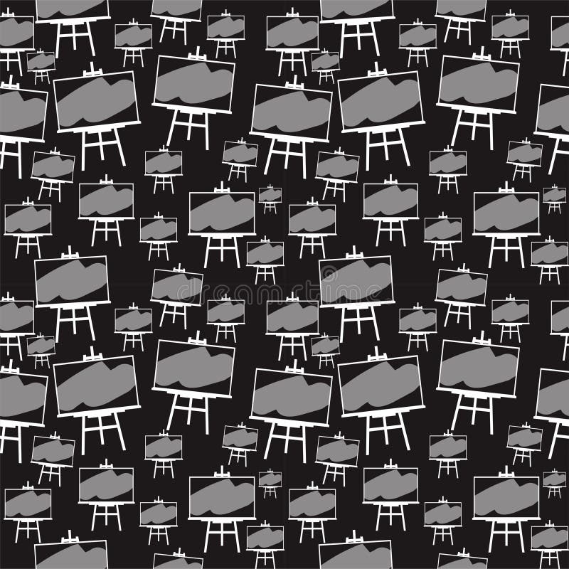 Vector Blackboard Background Pattern Black Stock Illustration ...