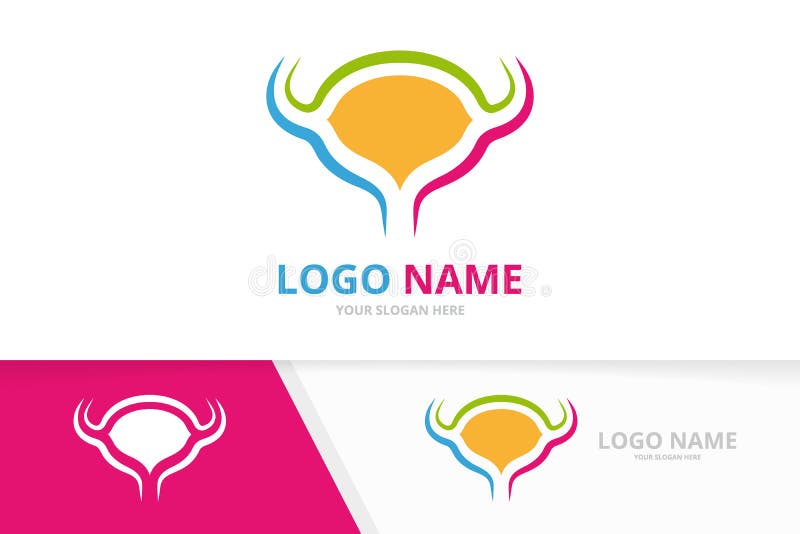 Bladder Logo Combination. Urinary Tract Logotype Design Template Stock ...