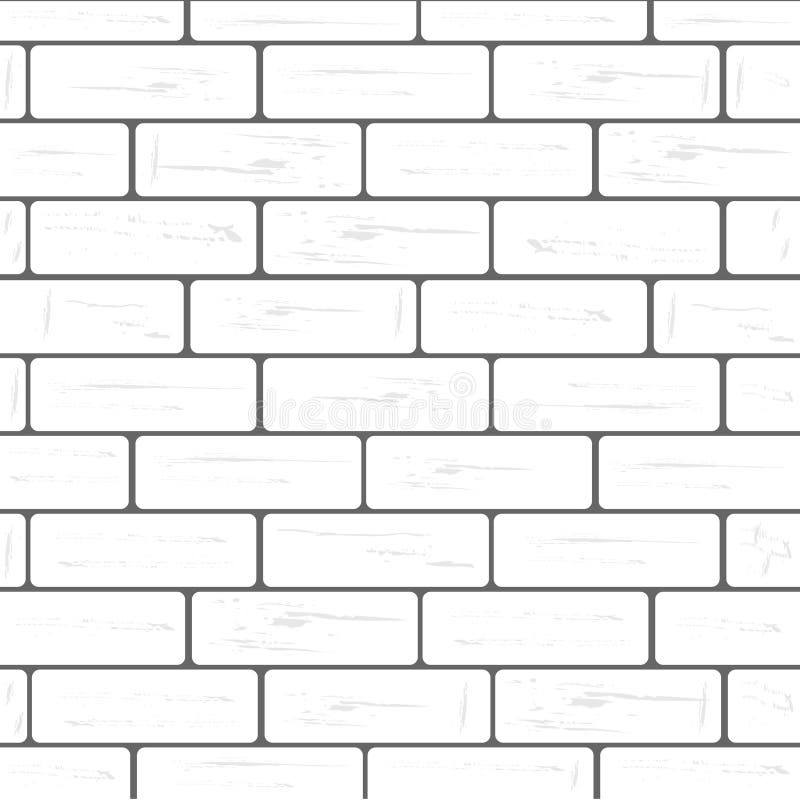 Vector Blanco Del Fondo De La Pared De Ladrillo Ilustración del Vector ...
