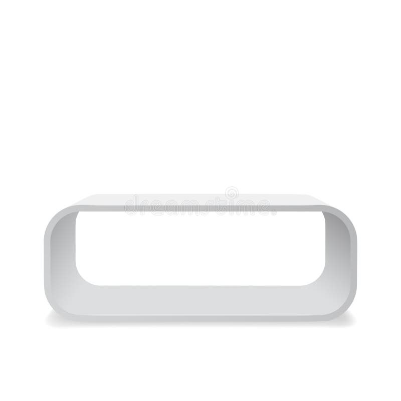 Vector blanco moderno ilustración del vector. Ilustración de montaje ...