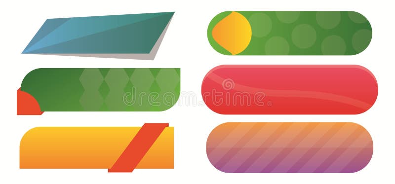 Vector blank banners stock vector. Illustration of vector - 70629477