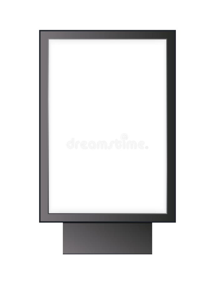 Vector Blank Citylight Lightbox Stock Vector - Illustration of ...