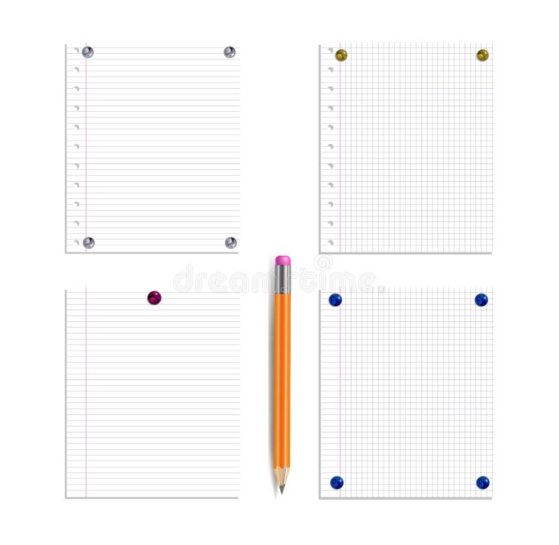Pinned Notebook Paper