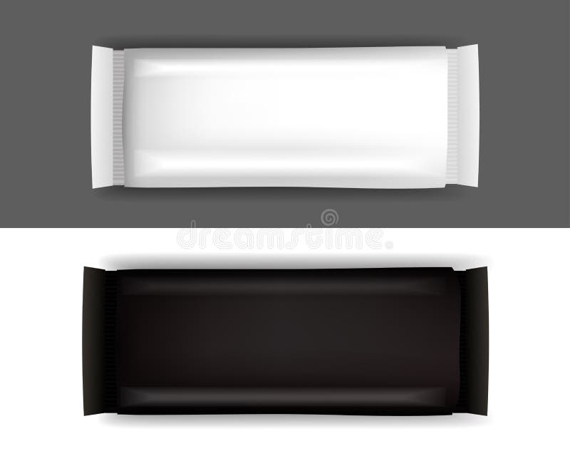 Vector Blank Food Packaging for Biscuit Stock Vector - Illustration of ...