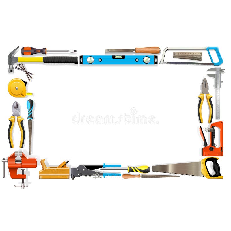 Carpentry Tools Border Stock Illustrations – 125 Carpentry Tools Border ...